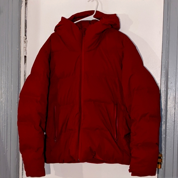 Uniqlo | Jackets & Coats | Uniqlo Puffer Jacket Red | Poshmark